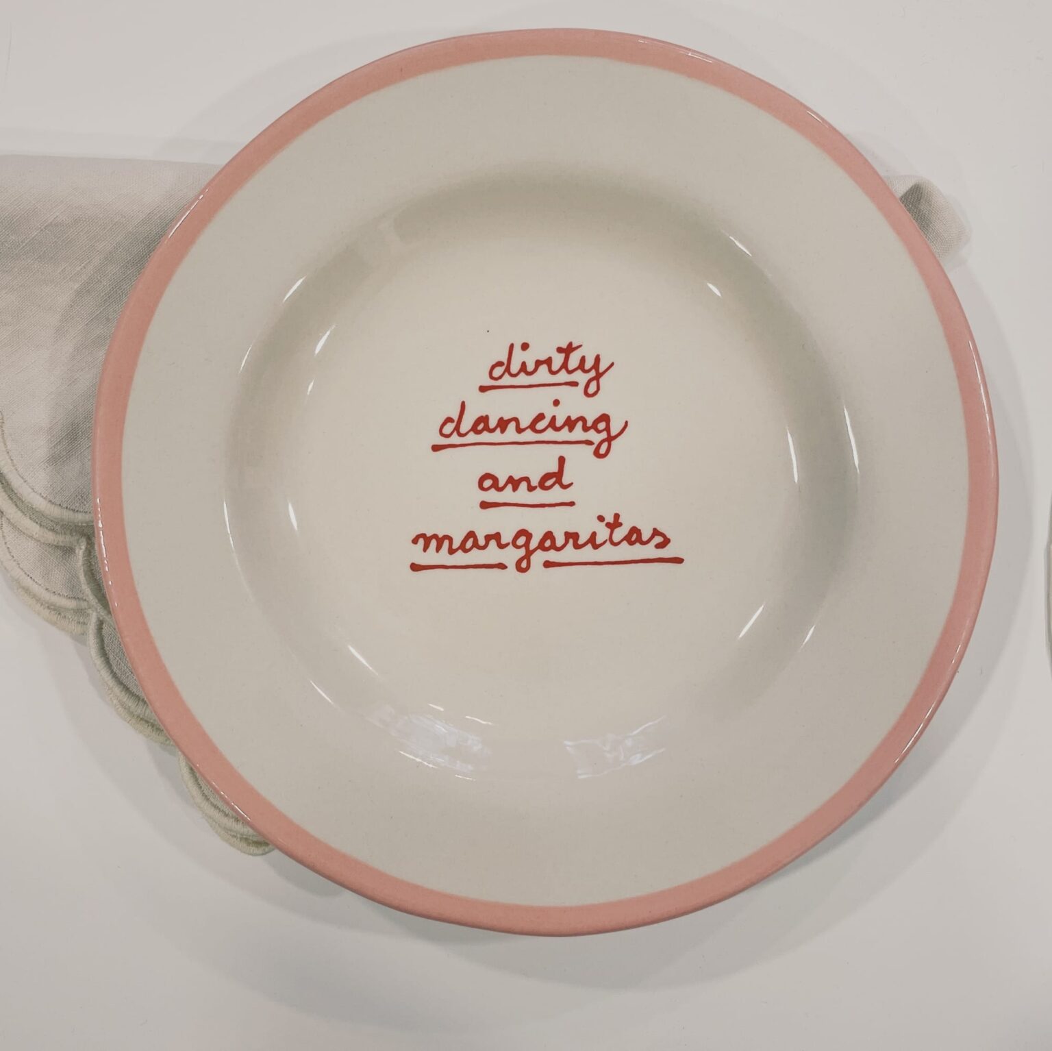 Dirty dancing plate - The Fig